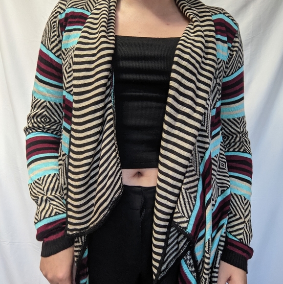 Sweaters | Geometric Shape Cardigan | Poshmark